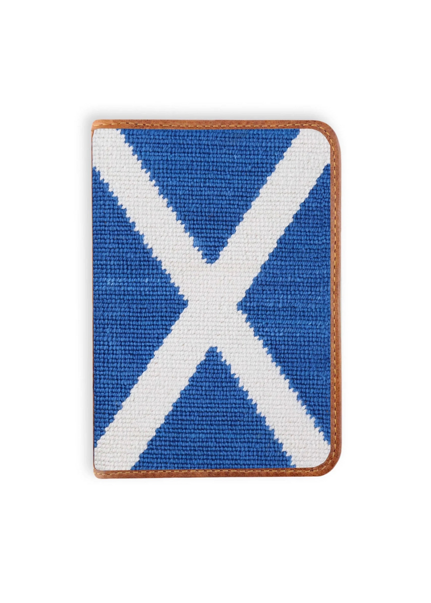 SMATHERS AND BRANSON BIG SCOTTISH FLAG NEEDLEPOINT SCORECARD HOLDER ...
